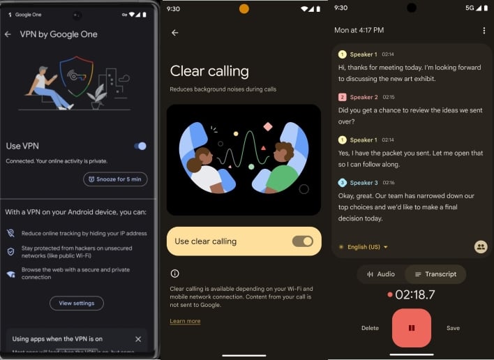Google Pixel Phones Gain Free VPN And New Watch Tricks In Android Feature Drop | HotHardware